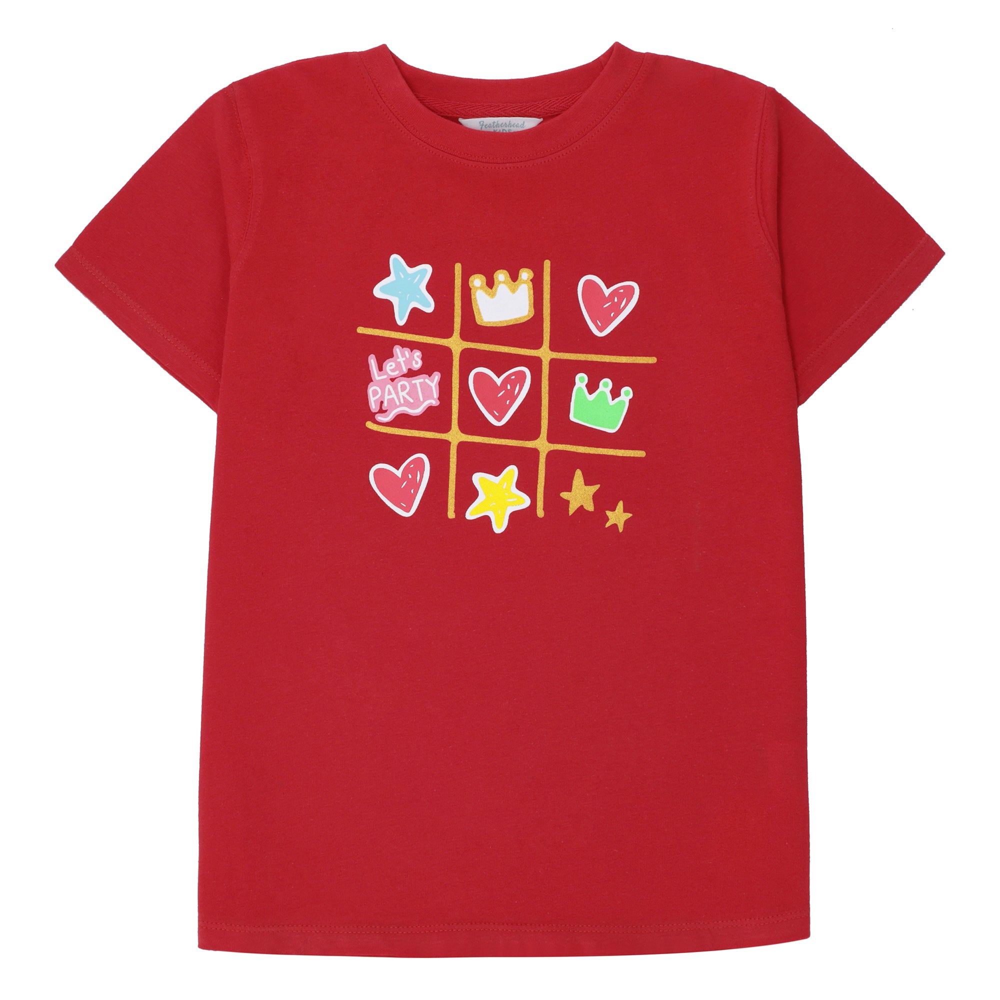 FG-3171- Red T-shirt Let's Party – Featherhead™